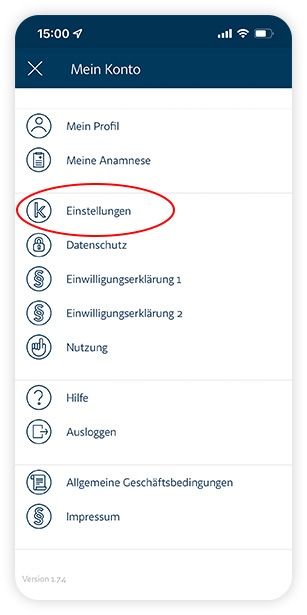 Wo gebe ich den Freischaltcode ein? | Kalmeda